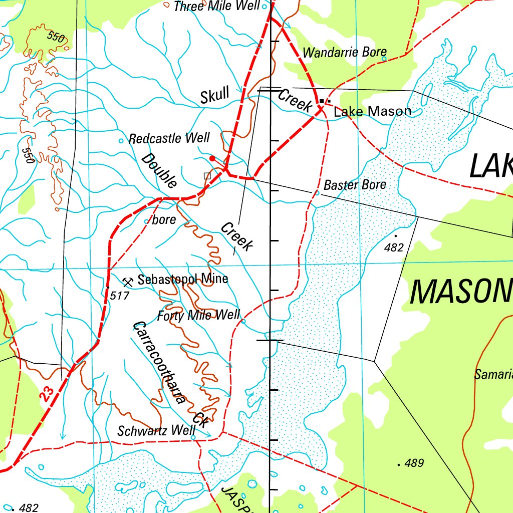 Sandstone SG50 - 16 Map by Geoscience Australia | Avenza Maps