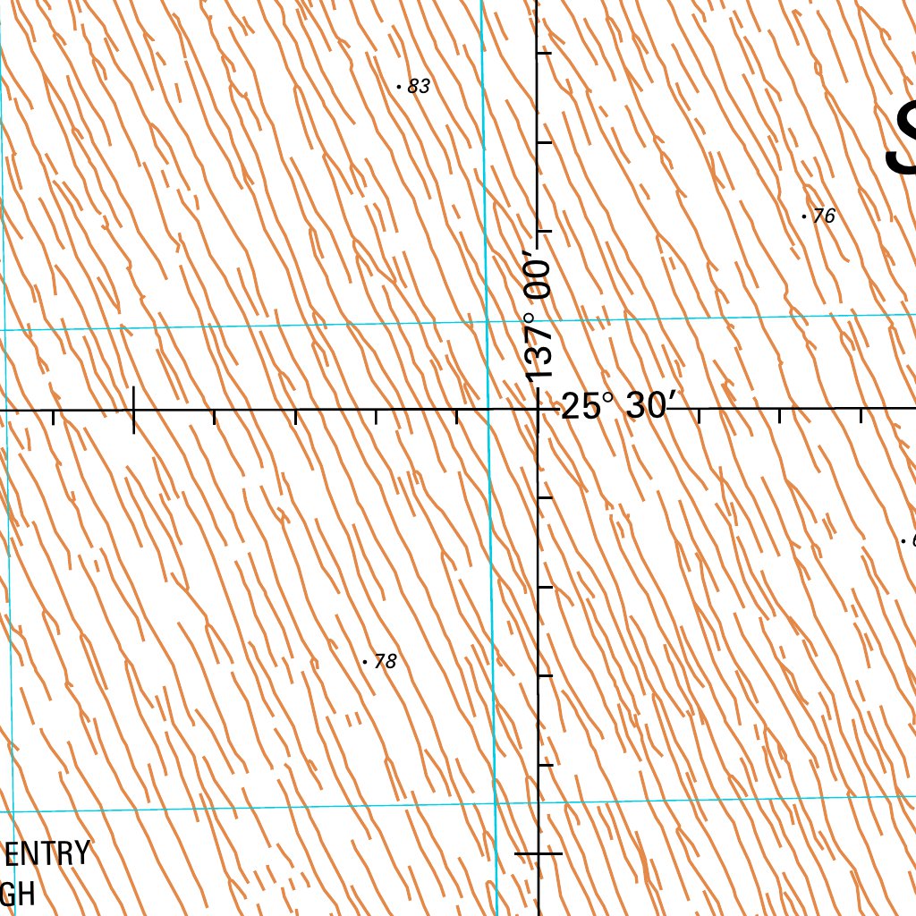 Simpson Desert South SG53 - 08 Map by Geoscience Australia | Avenza Maps