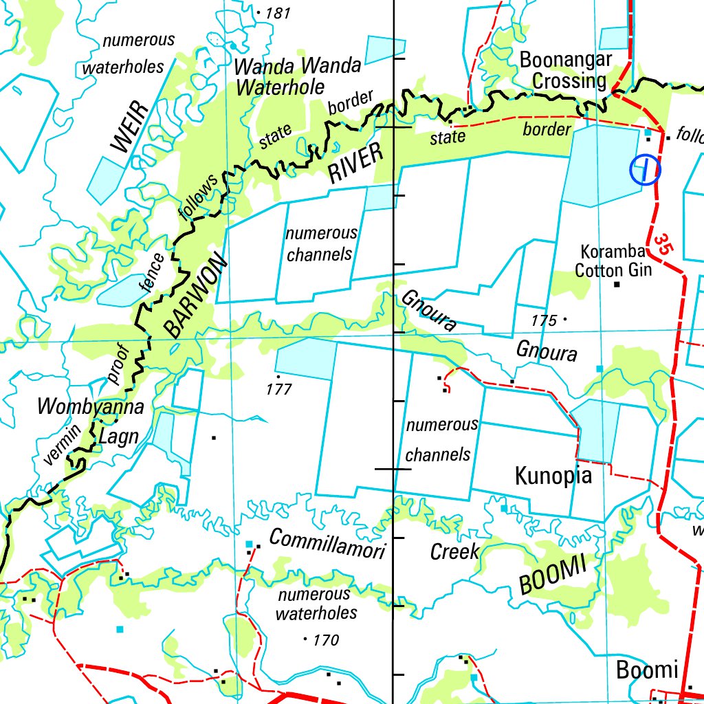 St. George SH55 - 04 Map by Geoscience Australia | Avenza Maps