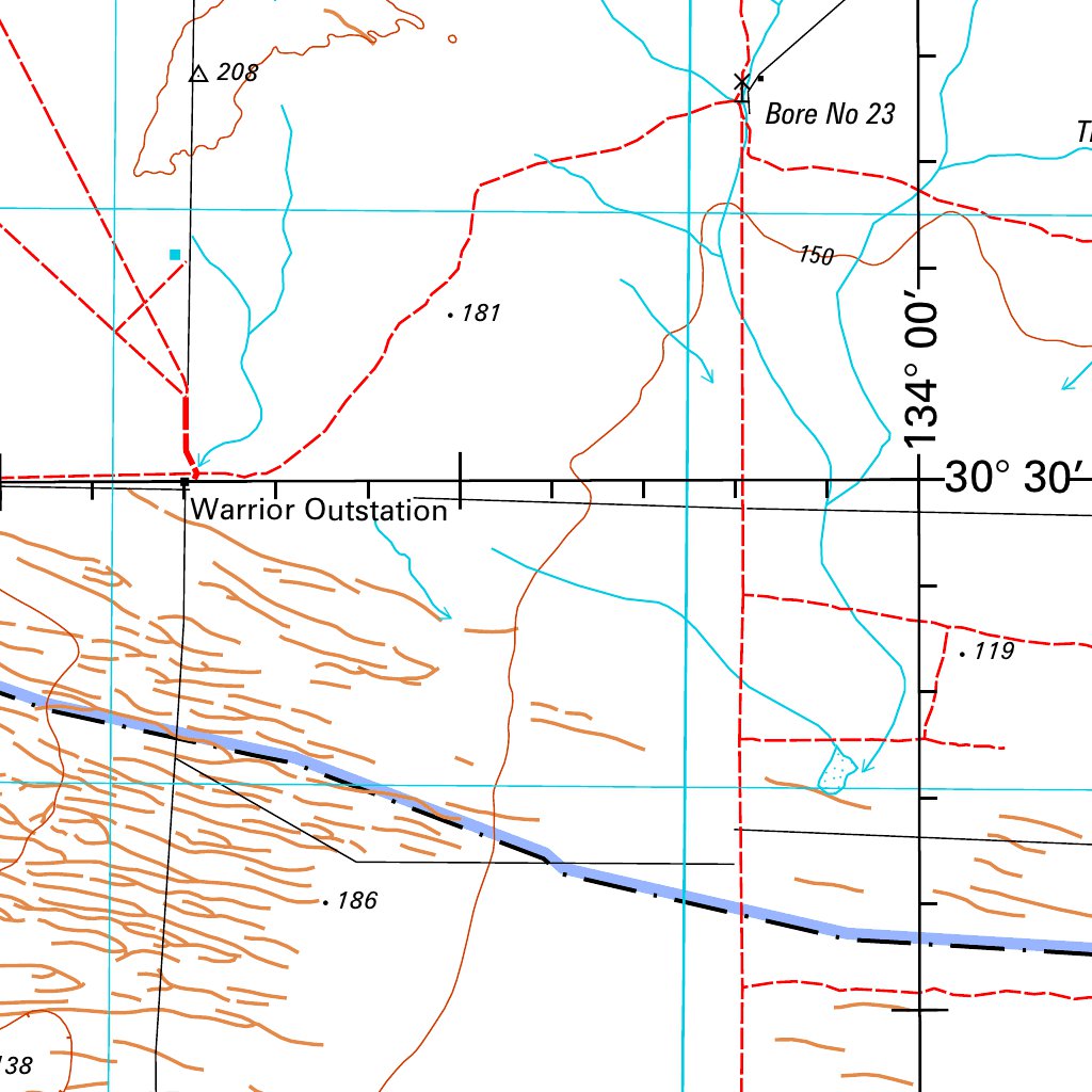 Tarcoola SH53 - 10 Map by Geoscience Australia | Avenza Maps