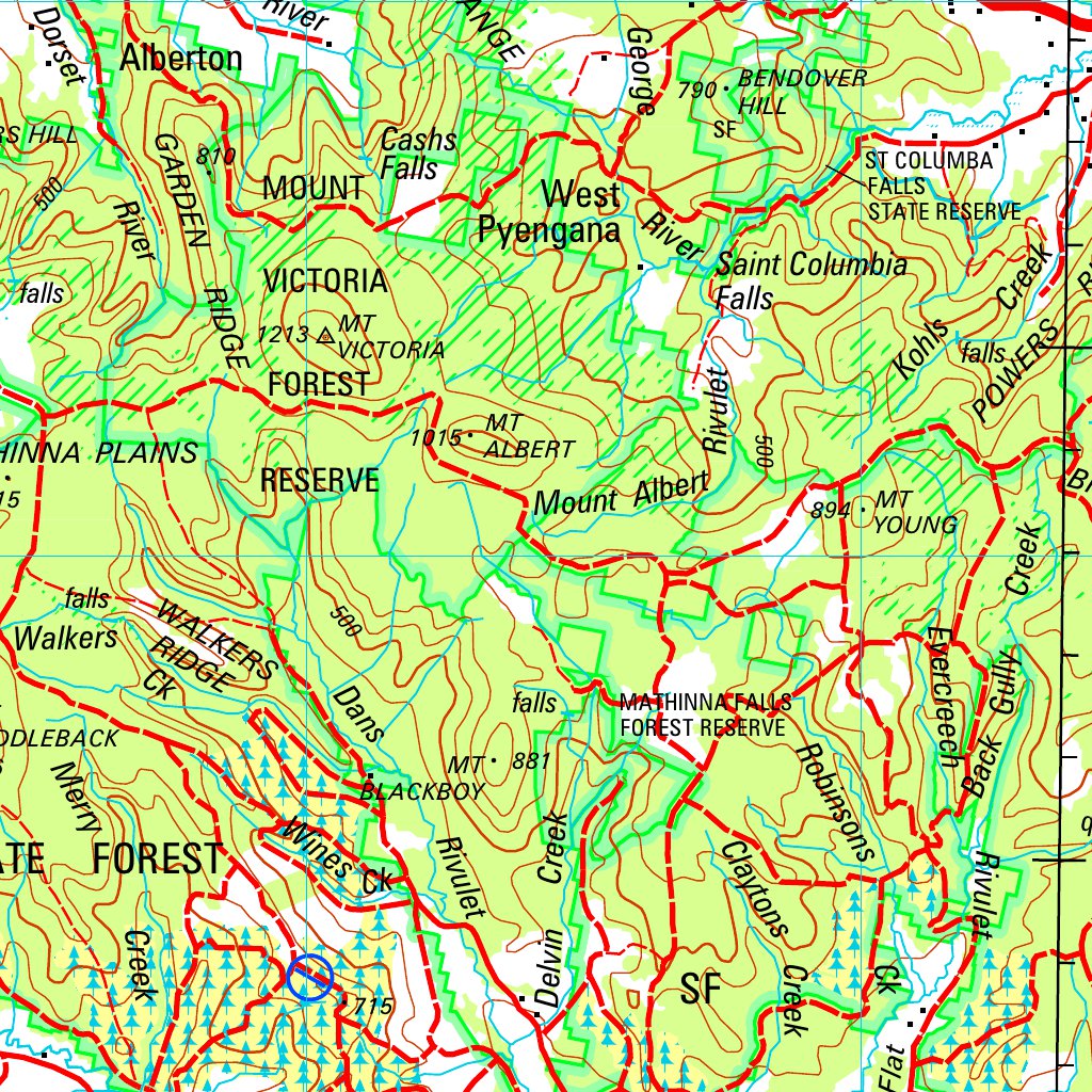 Tasmania North East - SK55 - 21 Map by Geoscience Australia | Avenza Maps