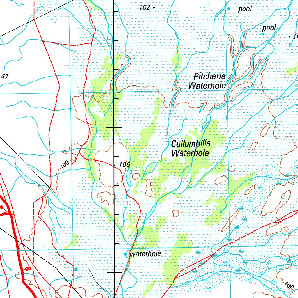 Thargomindah SG54 - 16 Map by Geoscience Australia | Avenza Maps