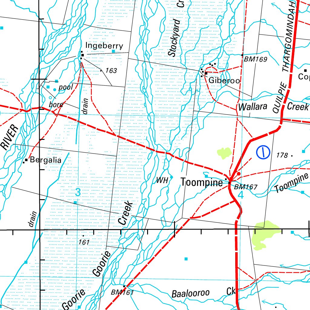 Toompine SG55 - 13 Map by Geoscience Australia | Avenza Maps