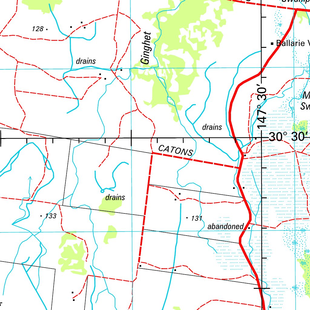 Walgett SH55 - 11 Map by Geoscience Australia | Avenza Maps