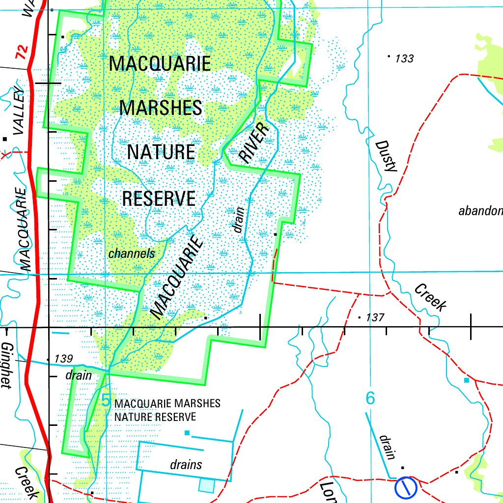 Walgett SH55 - 11 Map by Geoscience Australia | Avenza Maps