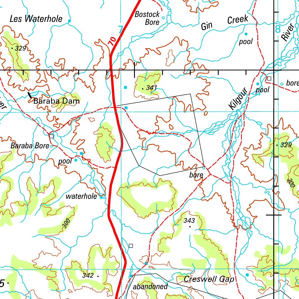 Walhallow SE53 - 07 Map by Geoscience Australia | Avenza Maps