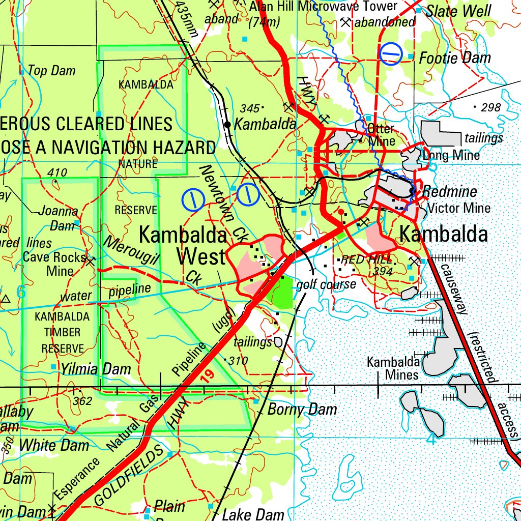 Widgimooltha SH51 - 14 Map by Geoscience Australia | Avenza Maps