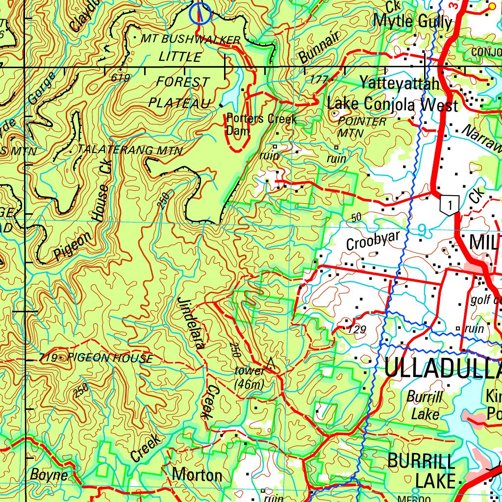 Wollongong Special SI56 - 13 Map by Geoscience Australia | Avenza Maps