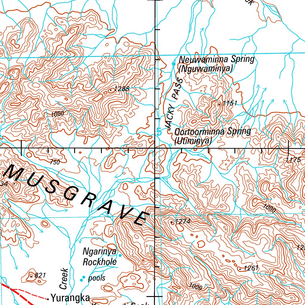Woodroffe SG52 - 12 Map by Geoscience Australia | Avenza Maps