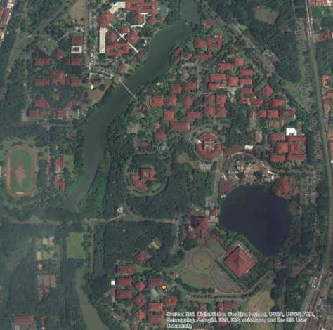 University of Indonesia Campus (high-resolution image) Map by GMC UI ...
