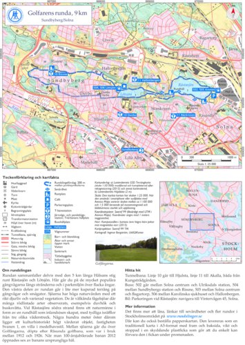 Golfarens runda Map by UtaGaKartor | Avenza Maps