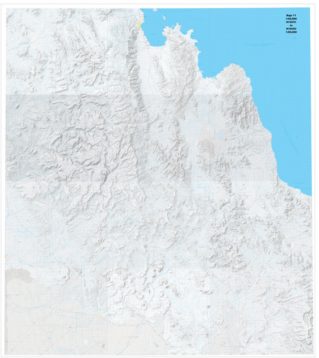 Baja Mexico 50k Topographic Maps 11 Map by GoTrekkers Ltd | Avenza Maps