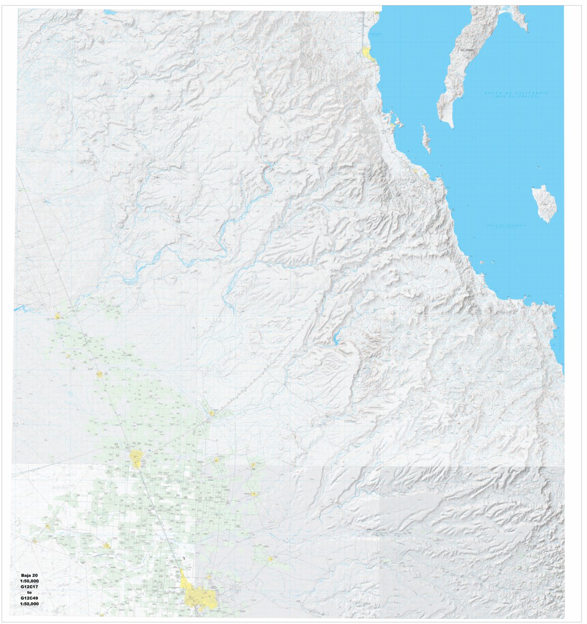 Baja Mexico 50k Topographic Maps 20 Map by GoTrekkers Ltd | Avenza Maps