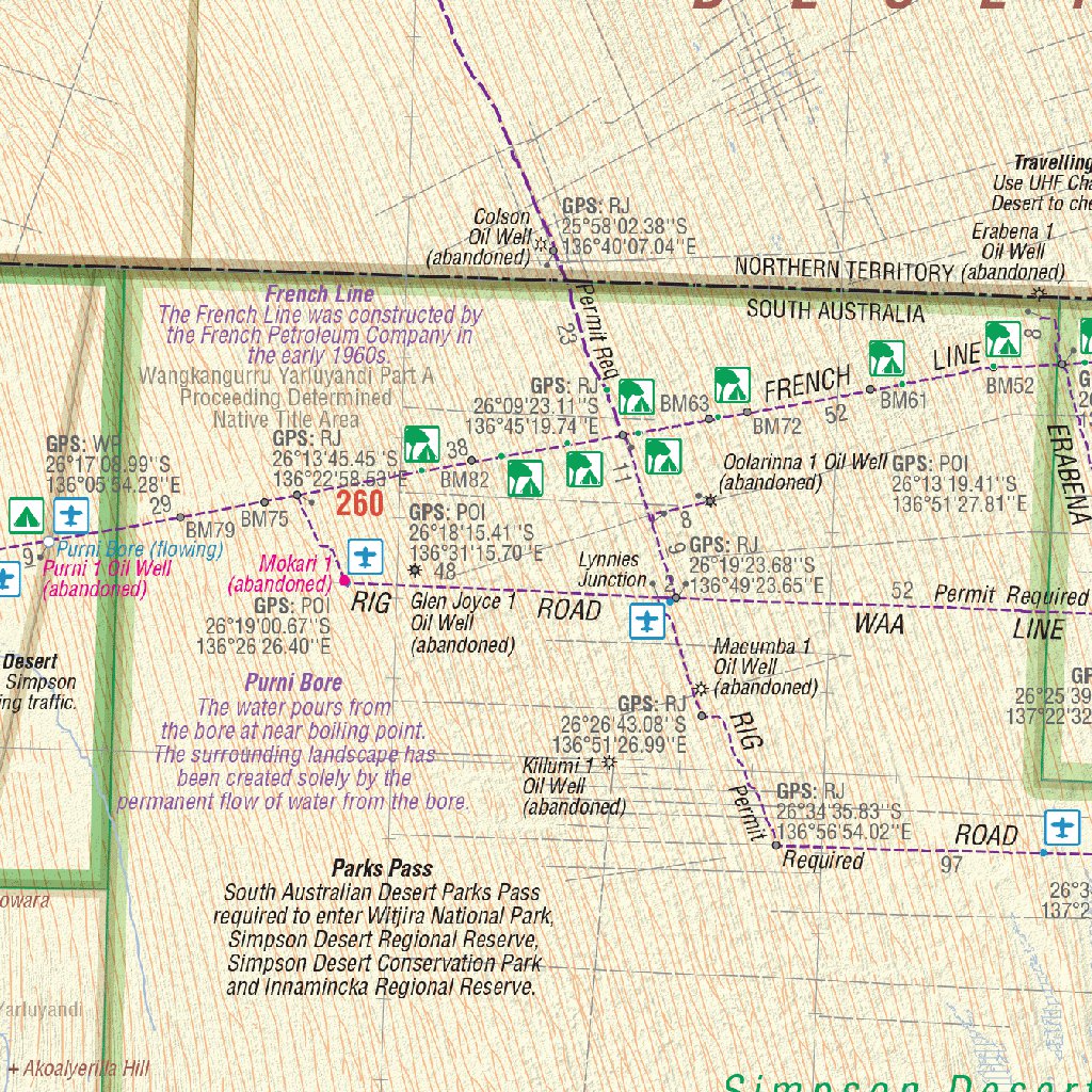 Hema - Simpson Desert 1.1M Map by Hema Maps | Avenza Maps