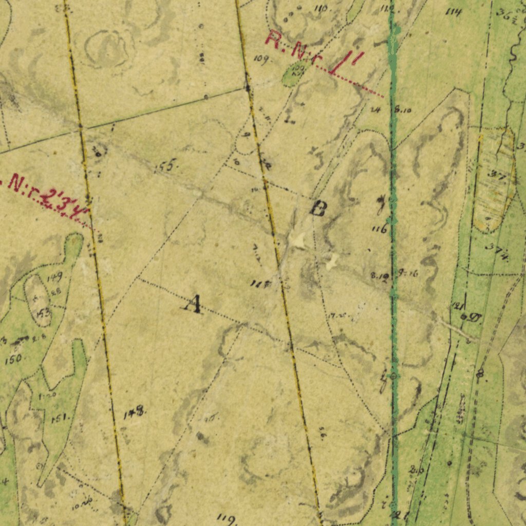 13-eft-24 Ågård Map by Historical GIS maps | Avenza Maps