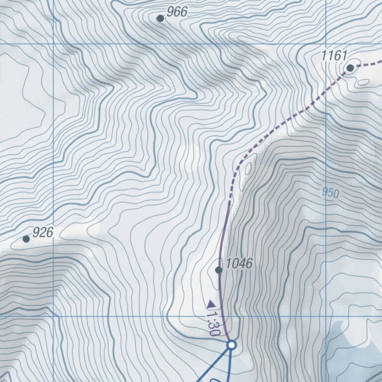 Raiden-yama Sabo Dam Route Backcountry Skiing (Hokkaido, Japan) Map by ...