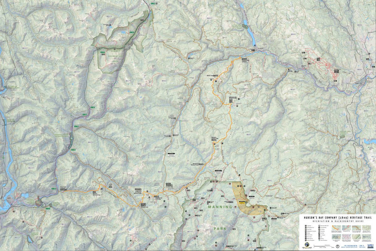 HBC Heritage (1849) Trail Map by Hope Mountain Centre | Avenza Maps