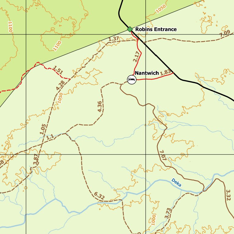 Robins Camp, Hwange National Park Map by Hungwe Industries | Avenza Maps