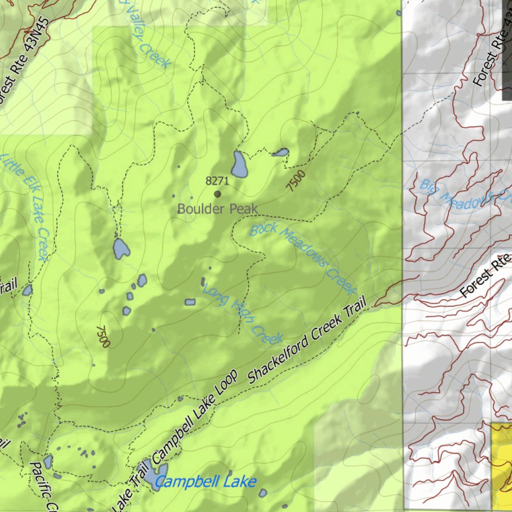 California Deer Hunting Zone B6 Map by HuntData LLC | Avenza Maps