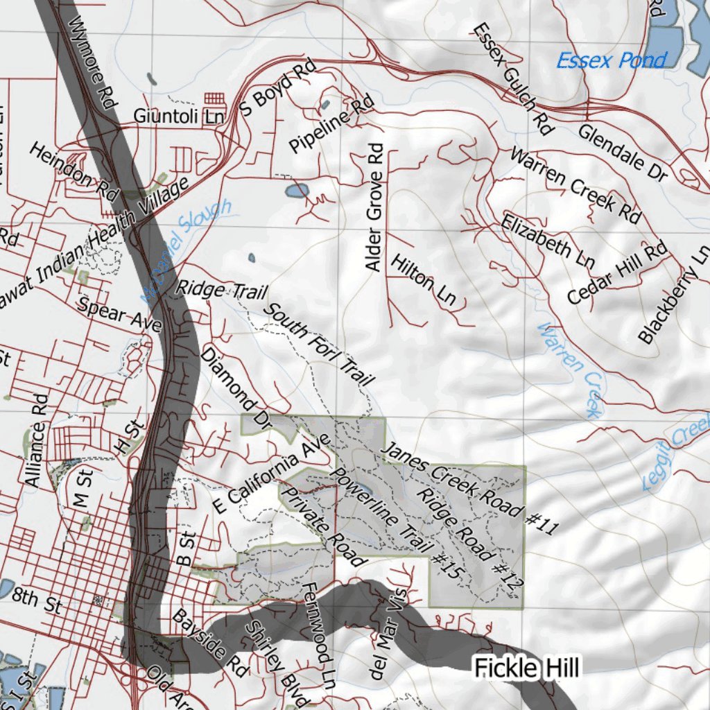 California Elk Hunting Zone Big_Lagoon Map by HuntData LLC | Avenza Maps