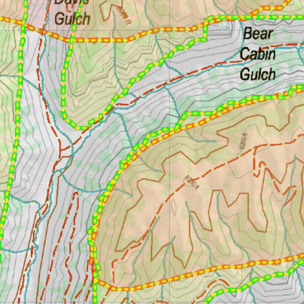 Colorado Unit 32 Bear Concentrations Map by HuntData LLC | Avenza Maps