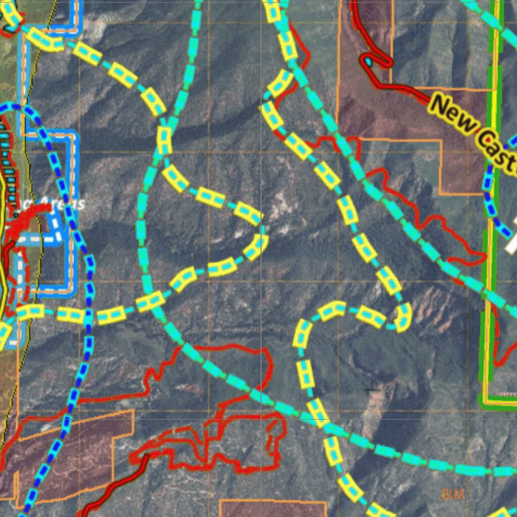 Colorado Unit 33 Turkey, Goose, and Pheasant Concentration Map by ...