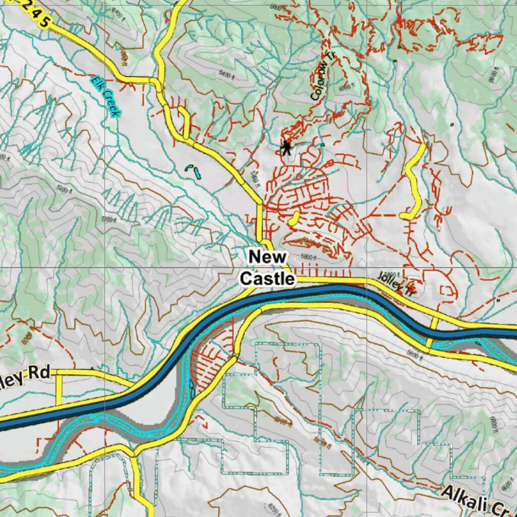Colorado Unit 42 Bear Concentrations Map by HuntData LLC | Avenza Maps