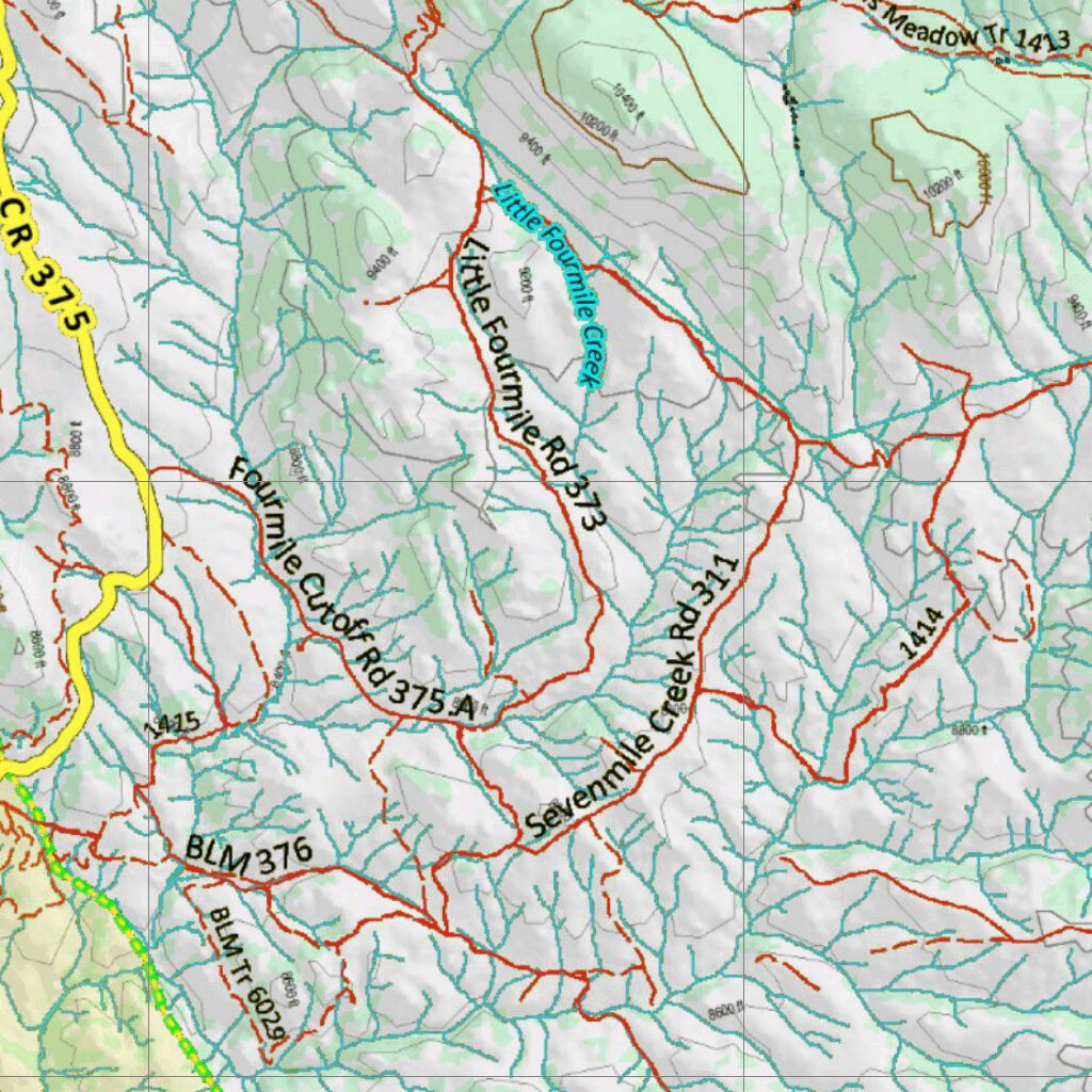 Colorado Unit 49 Bear Concentrations Map by HuntData LLC | Avenza Maps