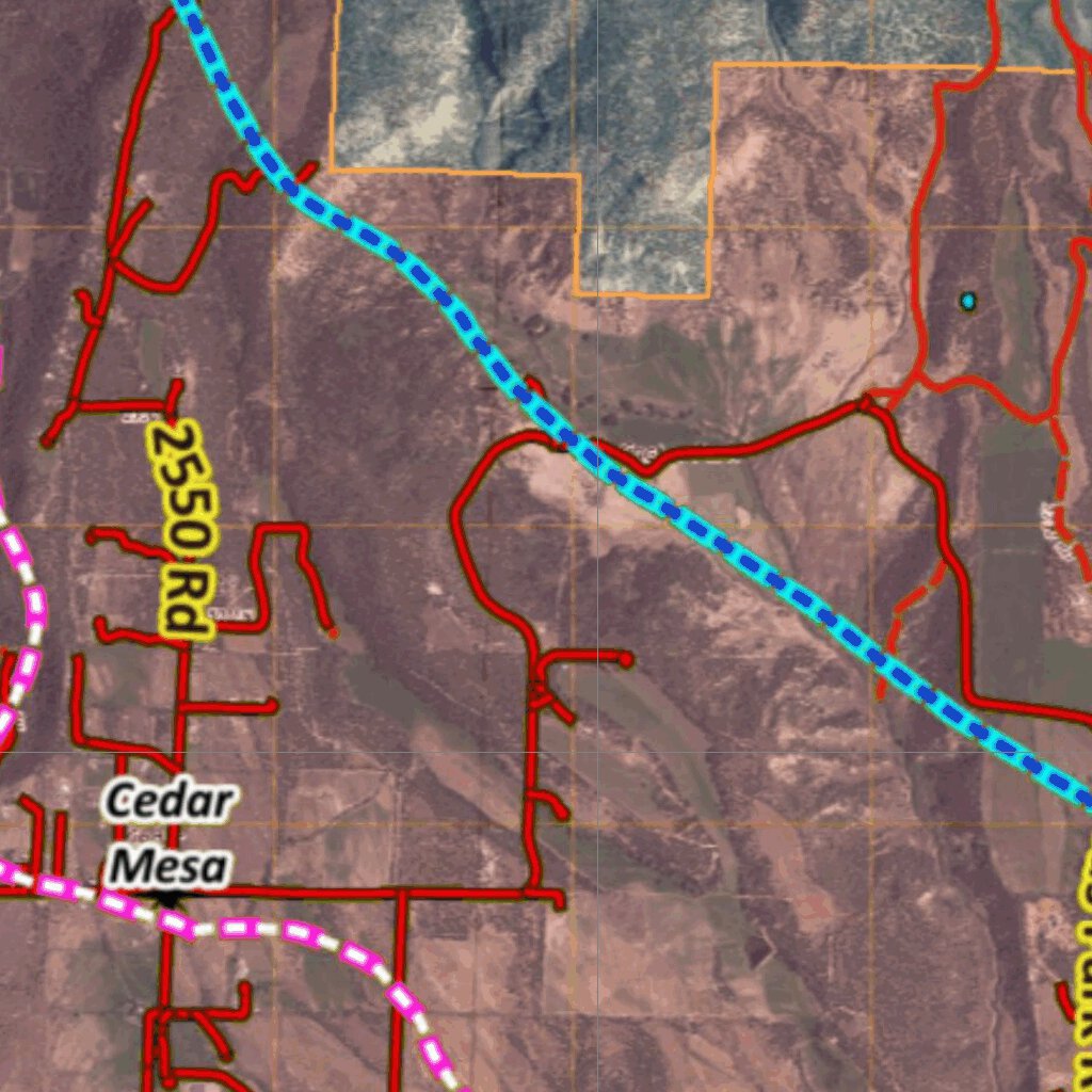 Colorado Unit 52 Turkey, Goose, and Pheasant Concentration Map by ...