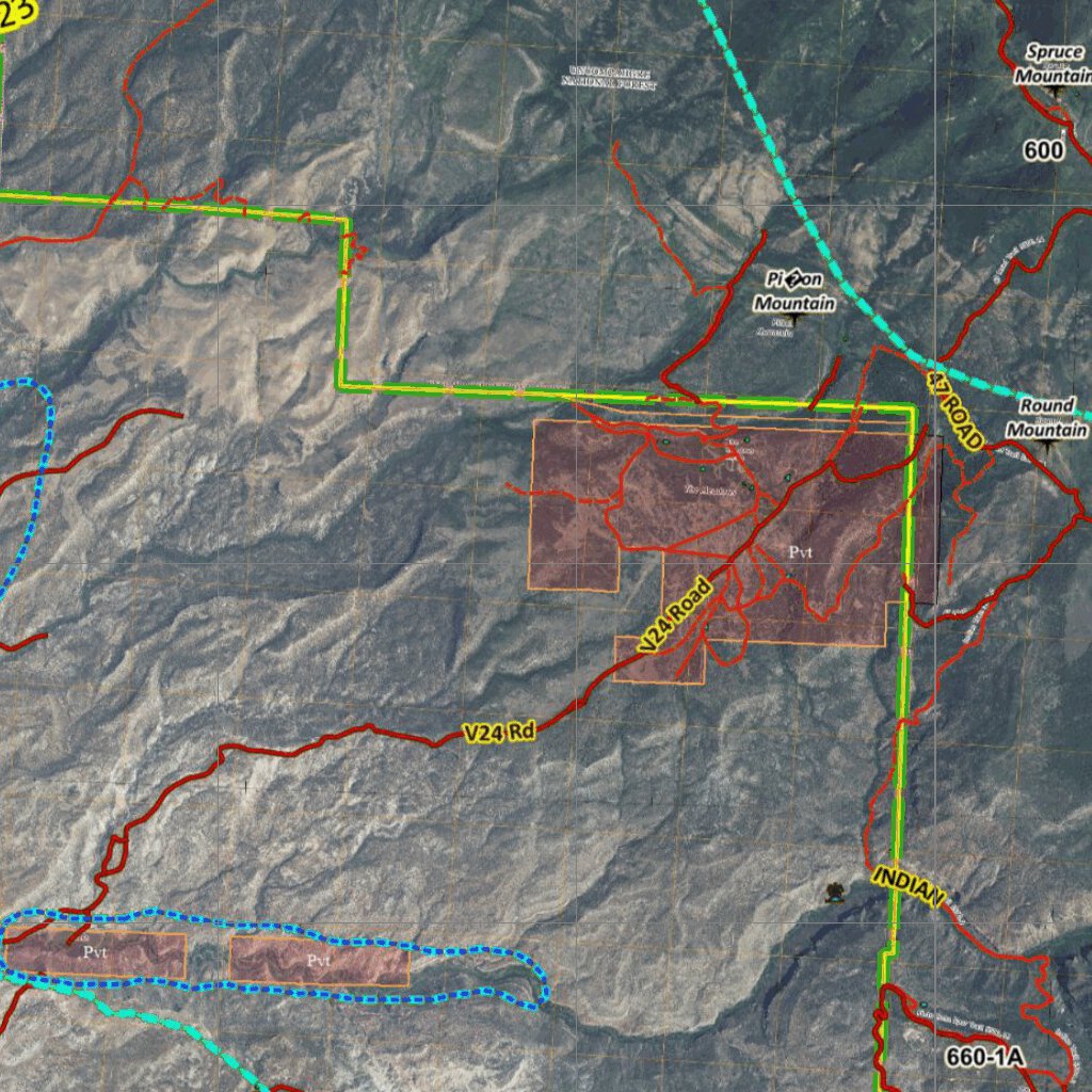 Colorado Unit 61 Turkey, Goose, and Pheasant Concentration Map by ...