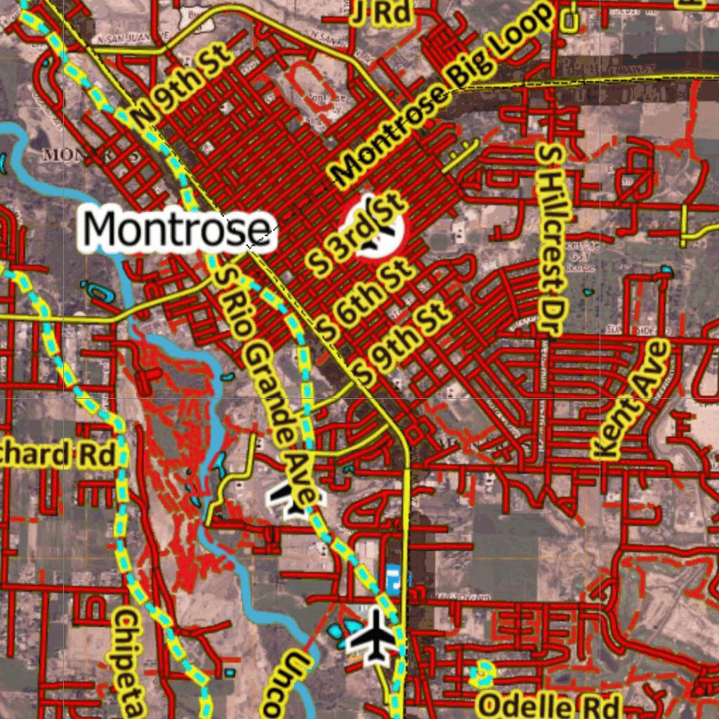 Colorado Unit 63 Turkey, Goose, and Pheasant Concentration Map by ...