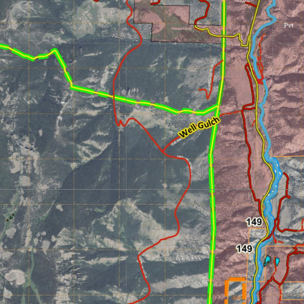 Colorado Unit 66 Turkey, Goose, and Pheasant Concentration Map by ...