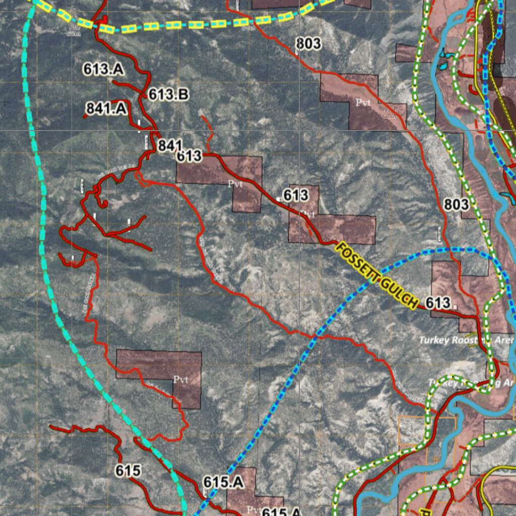 Colorado Unit 751 Turkey, Goose, and Pheasant Concentration Map by ...