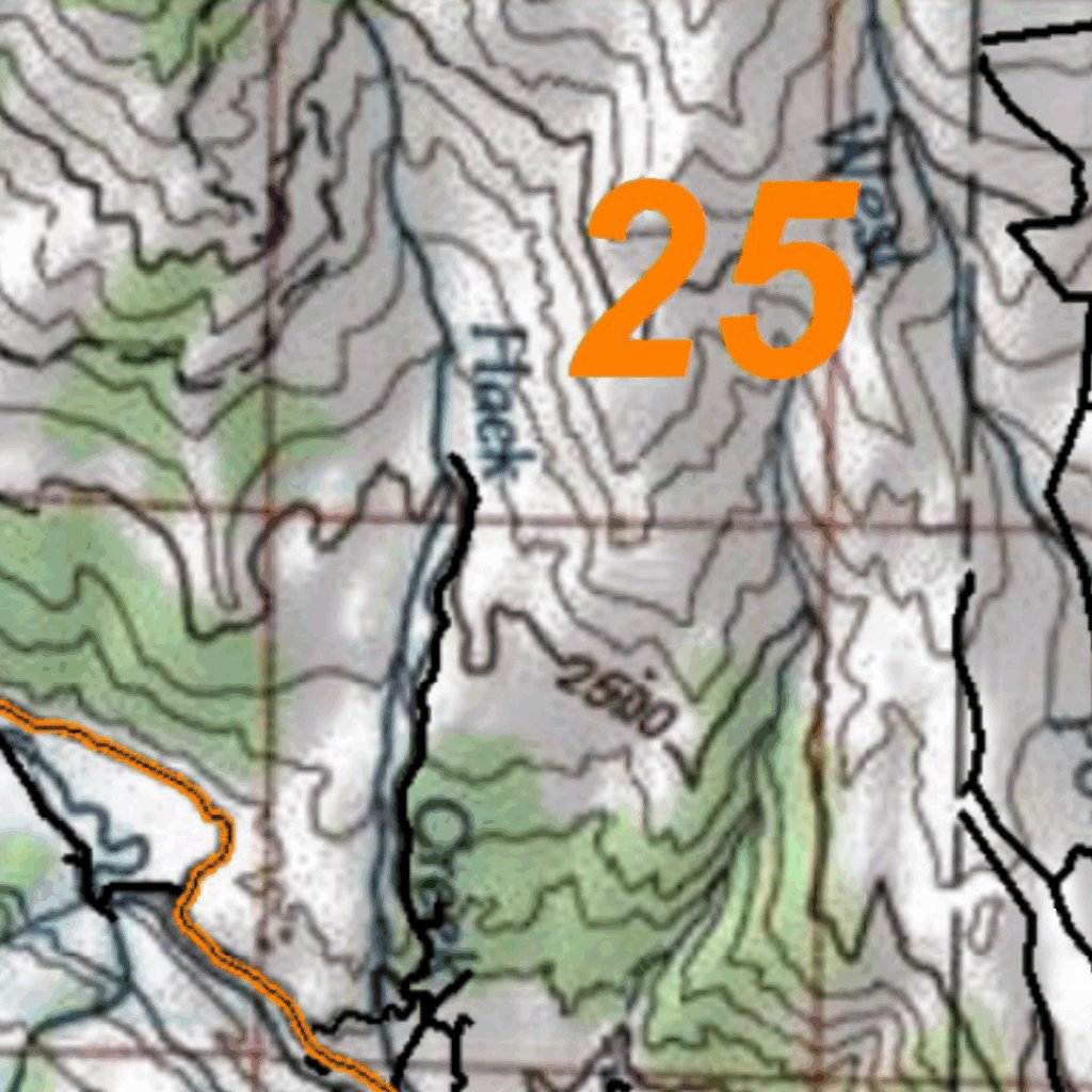 HuntData Colorado Unit 25 Topo Map by HuntData LLC | Avenza Maps