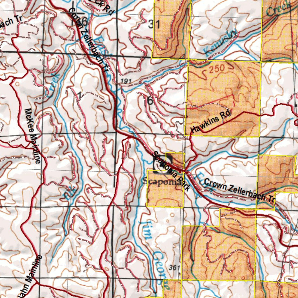 Oregon Hunting Unit 11, Scappose Land Ownership Map by HuntData LLC ...