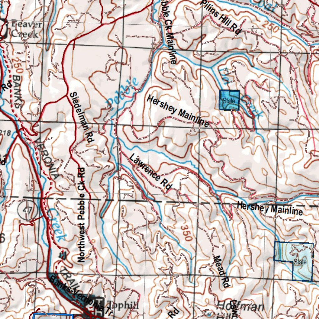 Oregon Hunting Unit 11, Scappose Land Ownership Map by HuntData LLC ...