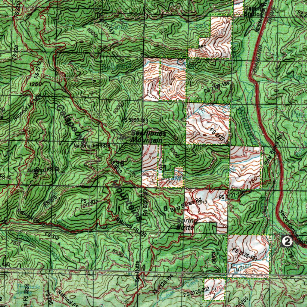 Oregon Hunting Unit 21, Indigo Land Ownership Map by HuntData LLC | Avenza Maps