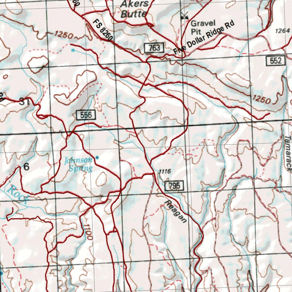 Oregon Hunting Unit 57, Sled Spring Land Ownership Map by HuntData LLC ...