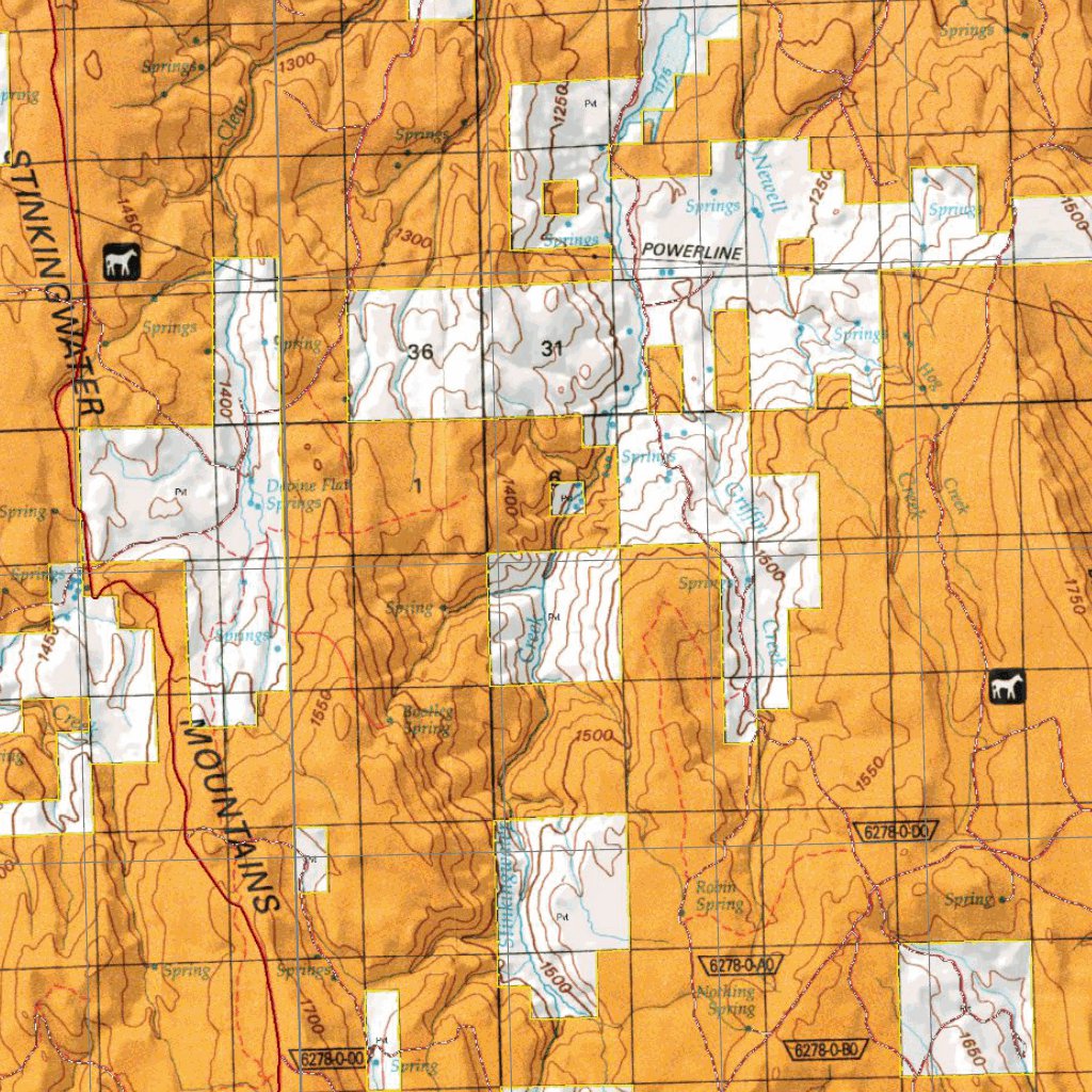 Oregon Hunting Unit 66 North, Malheur Land Ownership Map by HuntData ...