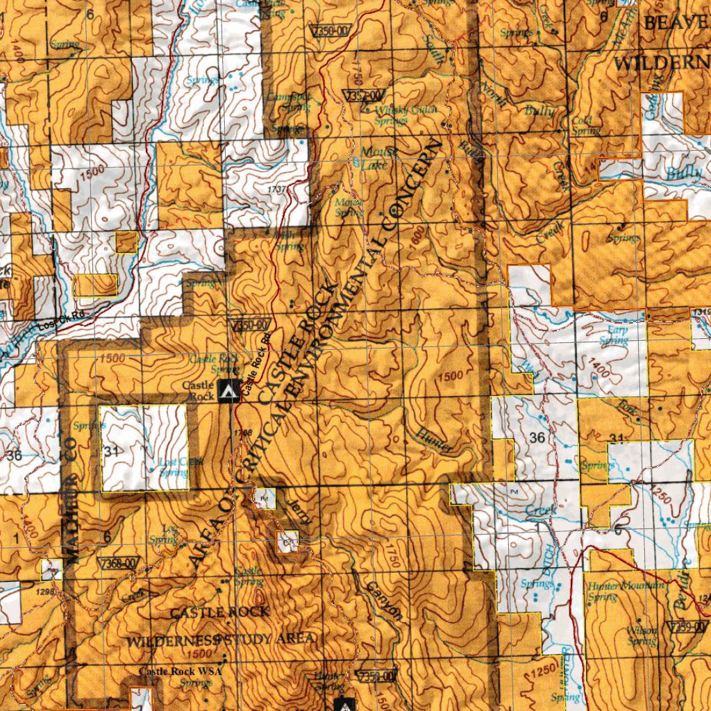 Oregon Hunting Unit 66 North, Malheur Land Ownership Map by HuntData ...