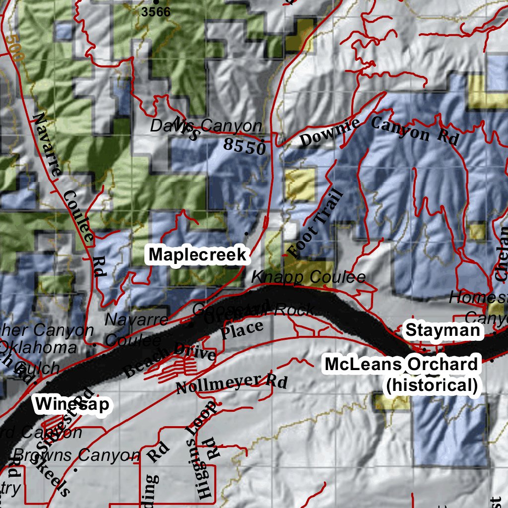 Washington Hunting Unit(s) 272 Landownership Map by HuntData LLC ...