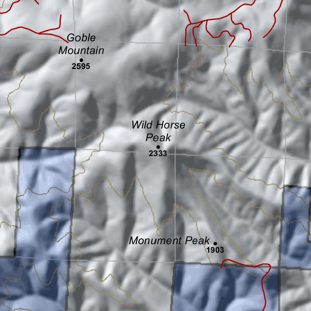 Washington Hunting Unit(s) 550 Landownership Map by HuntData LLC ...