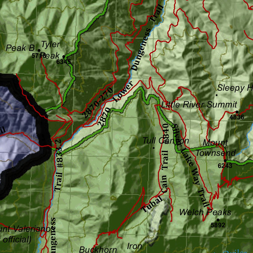 Washington Hunting Unit(s) 624 Landownership Map by HuntData LLC ...