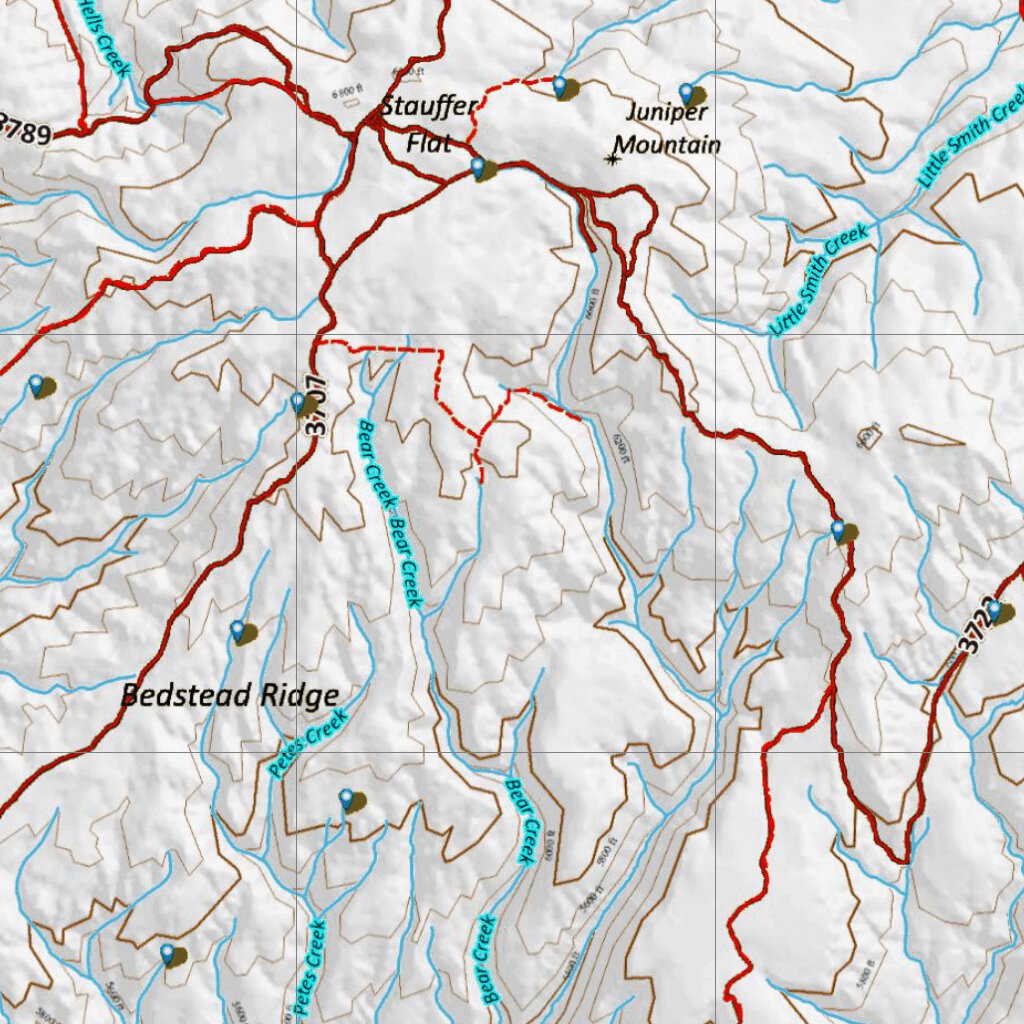 Idaho General Unit 42 Land Ownership Map by Idaho HuntData LLC | Avenza ...