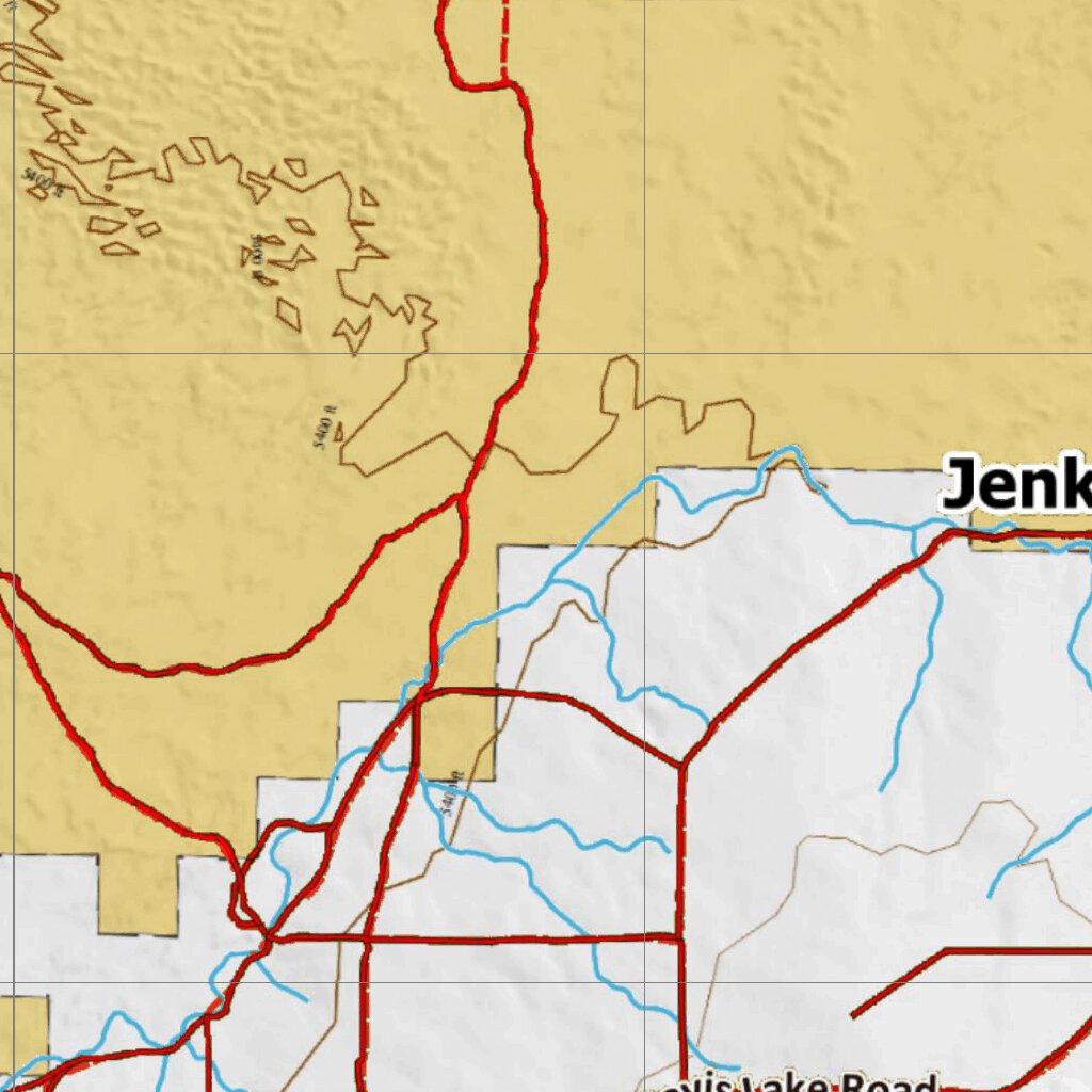 Idaho General Unit 60A Land Ownership Map by Idaho HuntData LLC ...
