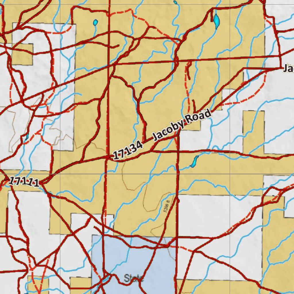 Idaho General Unit 60A Land Ownership Map by Idaho HuntData LLC ...