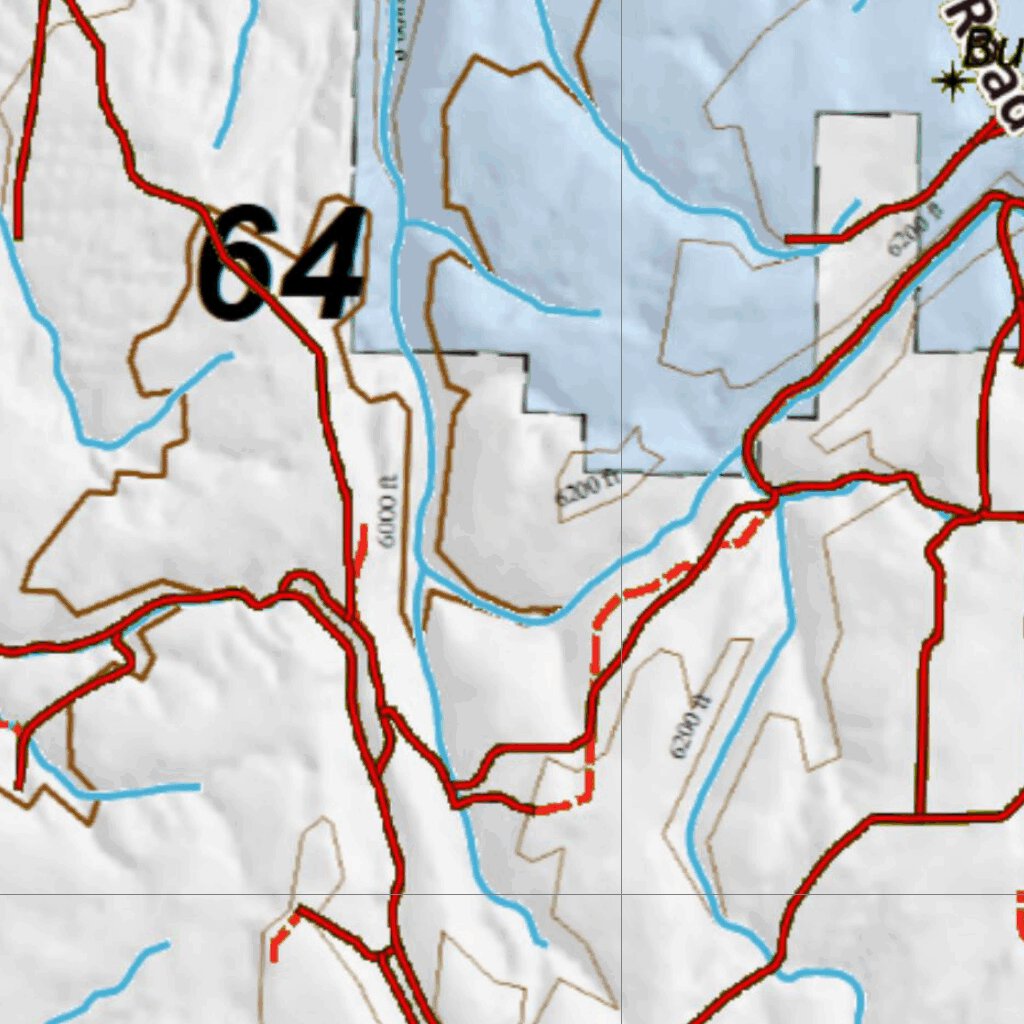 Idaho General Unit 64 Land Ownership Map by Idaho HuntData LLC | Avenza ...