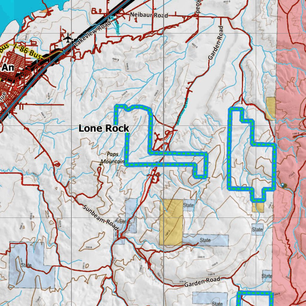 Idaho General Unit 68 Land Ownership Map by Idaho HuntData LLC | Avenza ...