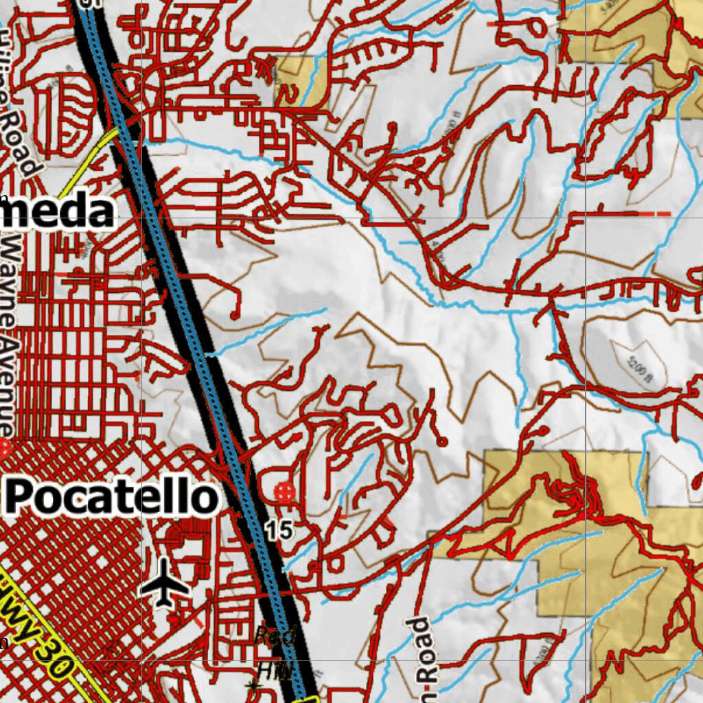 Idaho General Unit 71 Land Ownership Map by Idaho HuntData LLC | Avenza ...