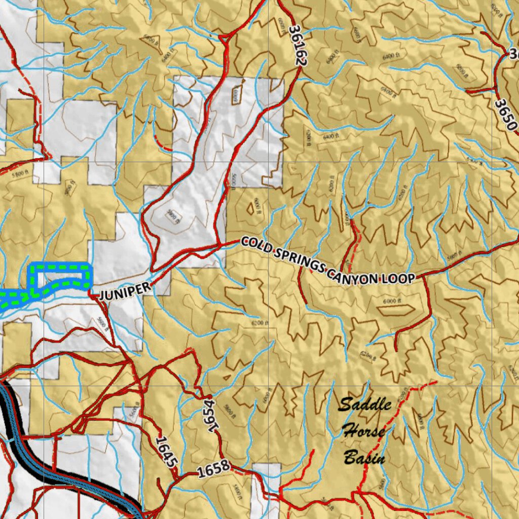 Idaho General Unit 73A Land Ownership Map by Idaho HuntData LLC ...